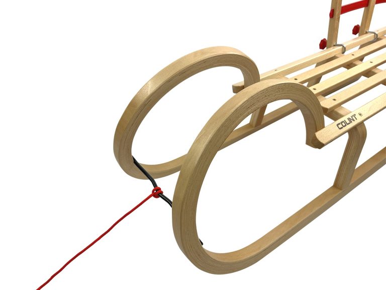 Slee met Rugleuning 110 cm rood - Sleeshop.nl